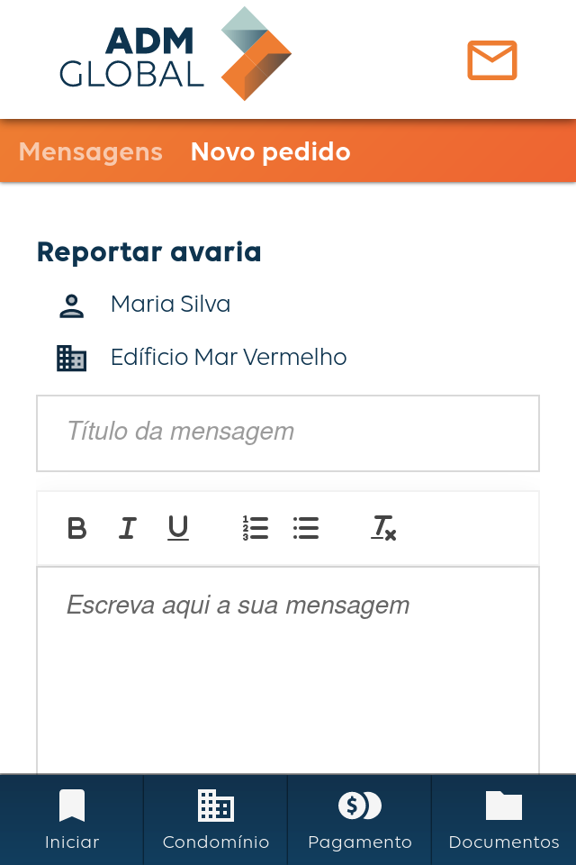 ADM GLOBAL - Área Clientes